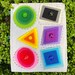 Learning Shapes Busy Book Page: Sensory Color Sorting Activity - Etsy