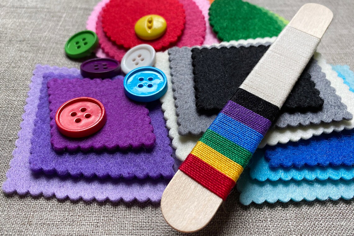 Learning Shapes DIY Kit Sensory Early Childhood Learning Through Play ...