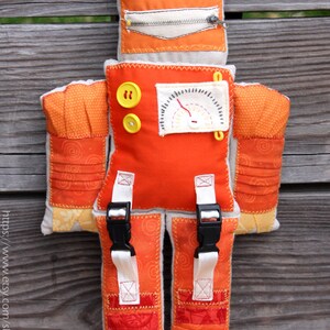 Huggable Robot Soft Sensory Textile Toy - Etsy