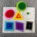 Learning Shapes Busy Book Page: Sensory Color Sorting Activity - Etsy