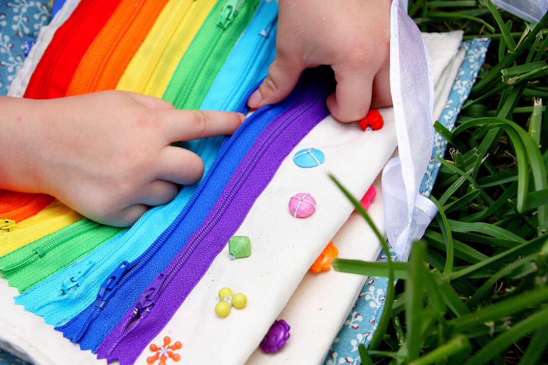 Rainbow Zippers Page for Activity Book - Etsy
