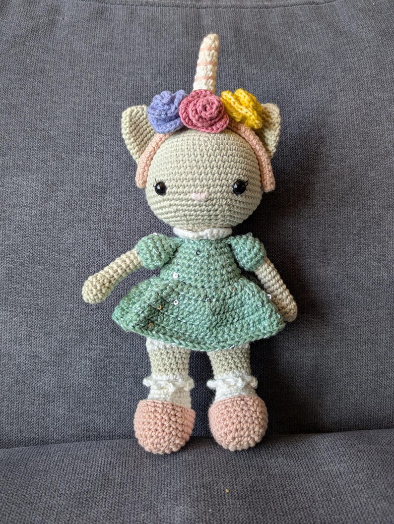 Handmade Crochet Cat Plush - Etsy