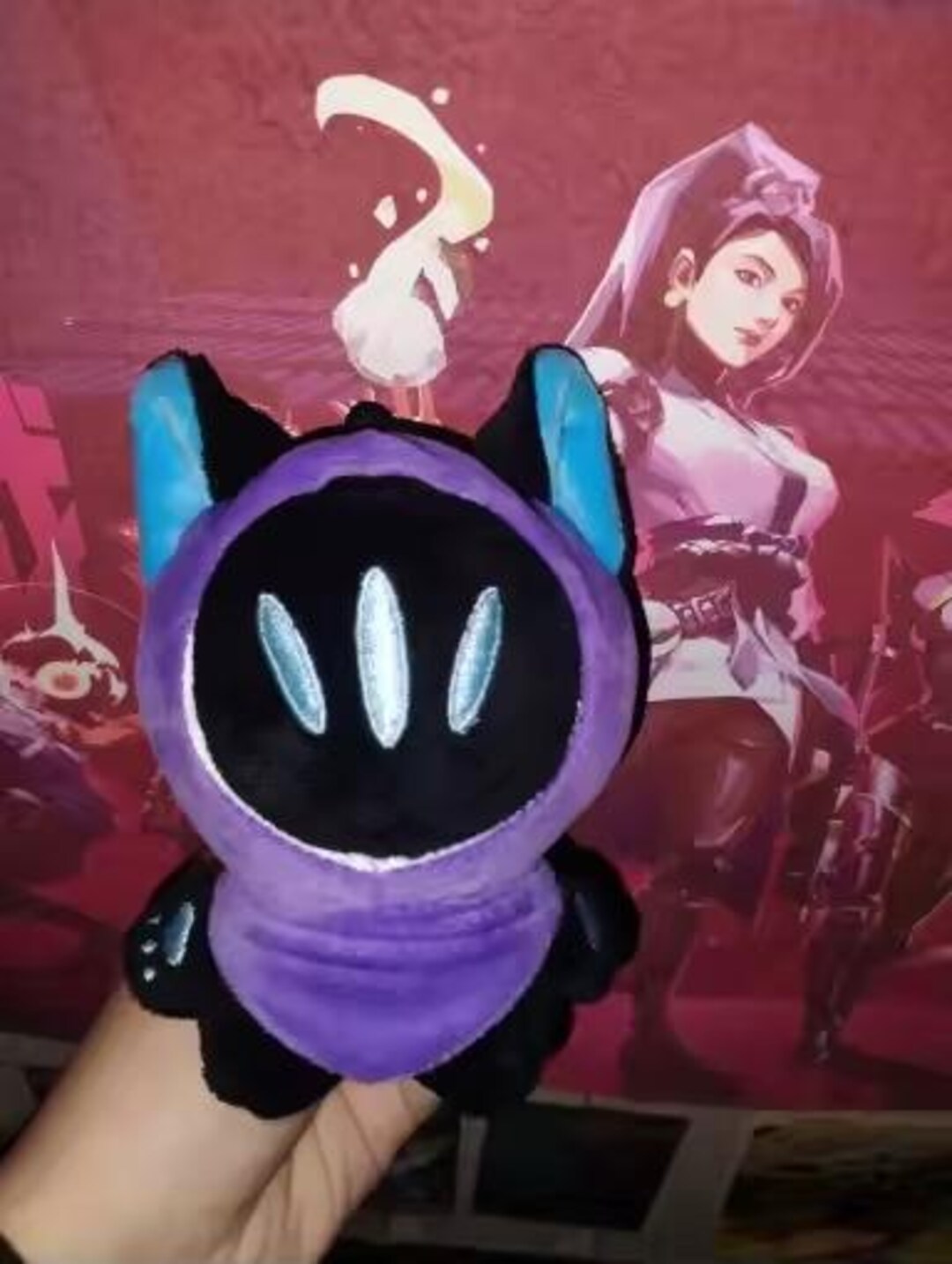 Valorant Omen Cat Plush Toy | Cute Gaming Inspired Plush | Valorant ...