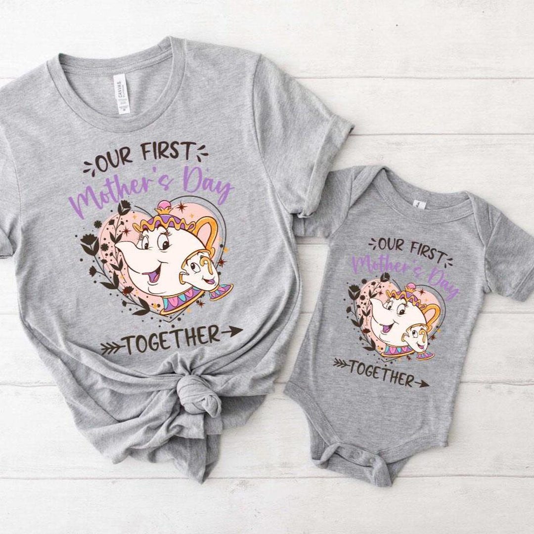 Mrs. Potts Teapot Shirt, Custom First Mother's Day Shirt, Mama Teapot ...