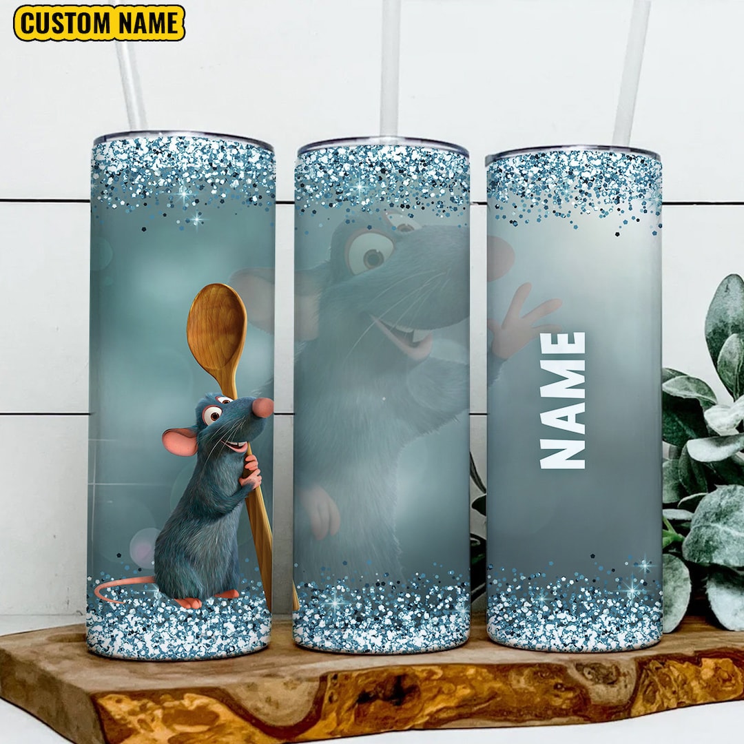 Personalized Name Remy 20oz Skinny Tumbler Wrap PNG, Ratatouille ...