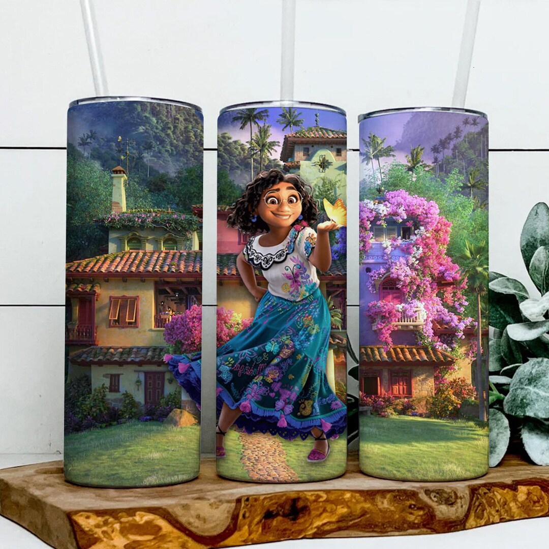 Encanto Family 3D 20oz Skinny Tumbler Wrap PNG, Encanto Movie PNG ...