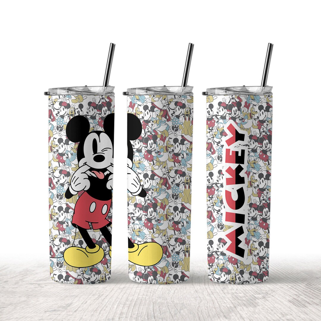 Mickey Mouse 20oz Skinny Tumbler Wrap PNG, Mickey Tumbler PNG, Custom ...