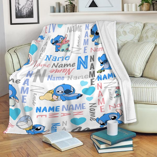 Lilo and Stitch Blanket - Etsy