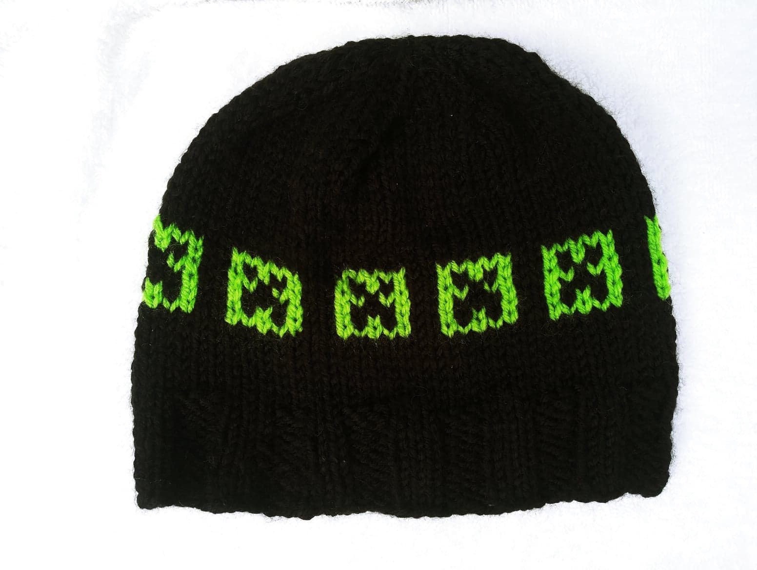 Minecraft Creeper Knitted Hat All Sizes Available Newborn to Adult. - Etsy