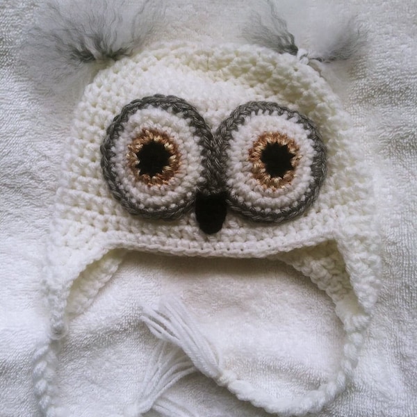 Snowy Owl Hat - Etsy