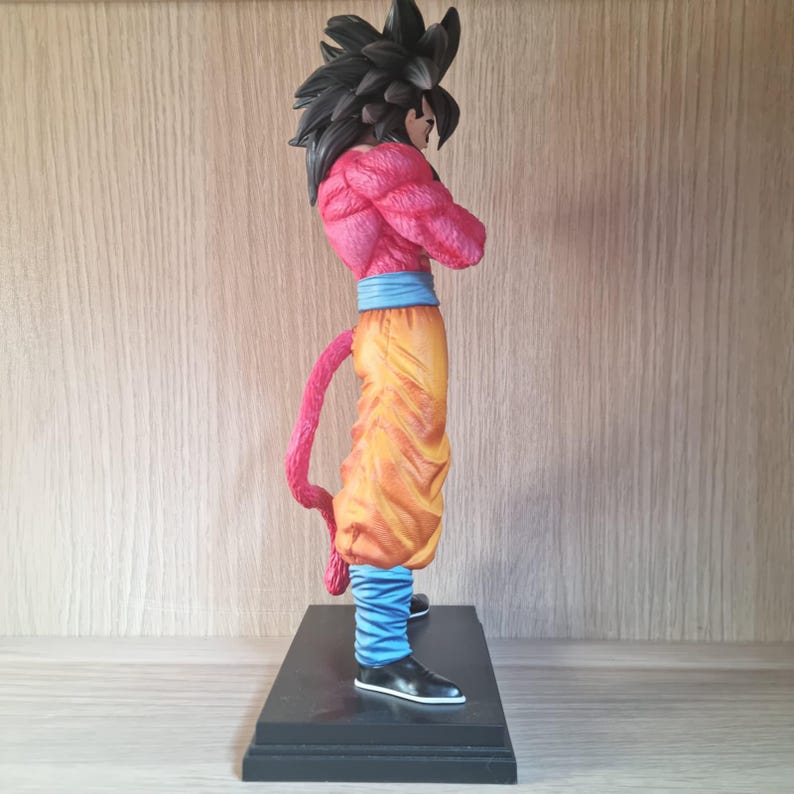 Dragon Ball Goku SSJ4 Figure 30cm - Super Saiyan 4 Goku Statue With ...