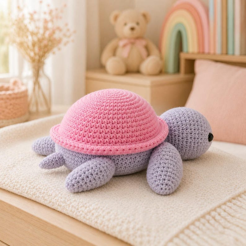 Sea Turtle Crochet Pattern PDF, Amigurumi Turtle Pattern, Plush Turtle ...