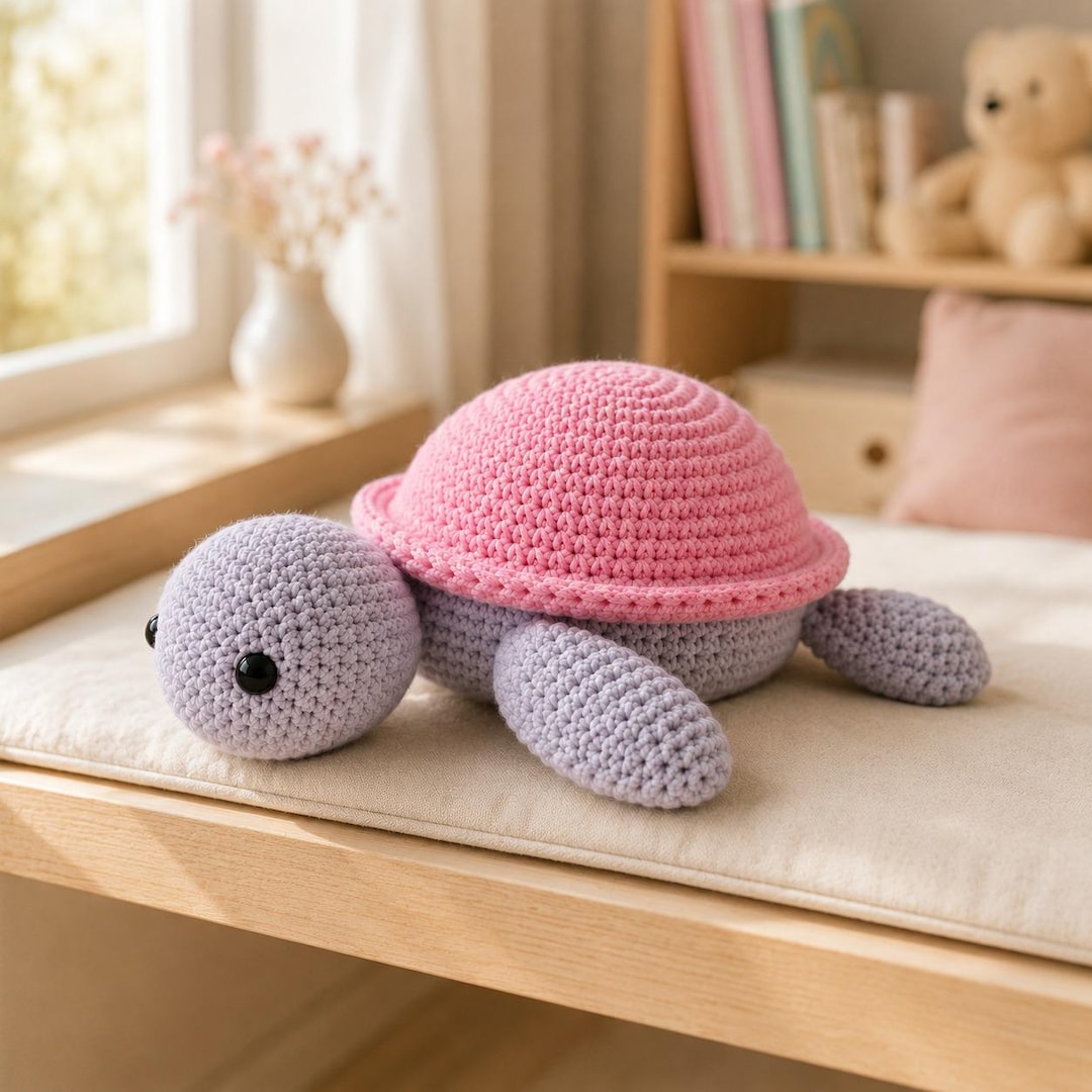 Sea Turtle Crochet Pattern PDF, Amigurumi Turtle Pattern, Plush Turtle ...