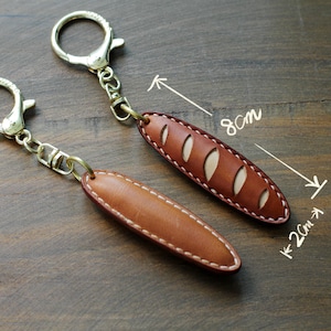 100% Handmade French Bread Keychain - Mini Cute Baguette Bag Charm ，car ...