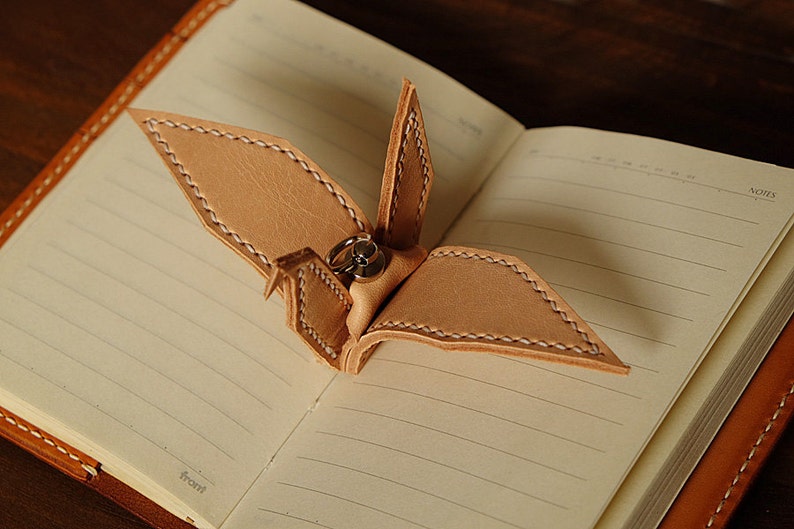 100% Handmade Key Chains Cute Bird Key Ring Crane Chains - Etsy