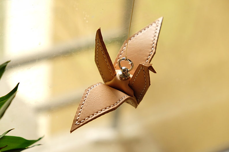 100% Handmade Key Chains Cute Bird Key Ring Crane Chains - Etsy