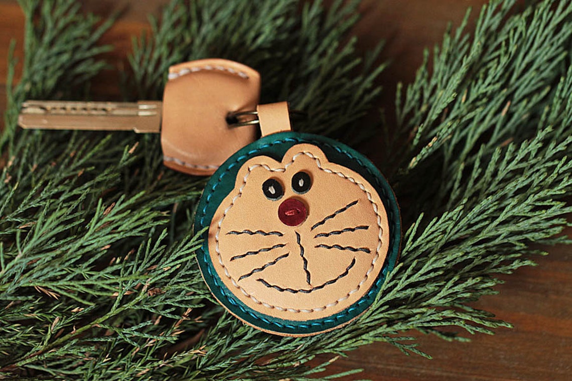 100% Handmade Doraemon Key Chains - Cute Animal Key Ring - Doraemon Bag ...