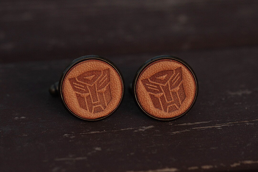 Vintage Style Personalized Transformer Cufflinks- Autobot Optimus Prime ...