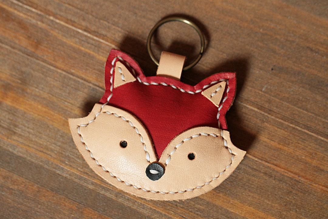 100% Handmade Key Chains - Cute Animal Key Ring - Fox Bag Charm Good ...