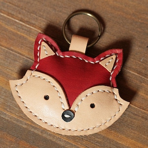 100% Handmade Key Chains - Cute Animal Key Ring - Fox Bag Charm Good ...