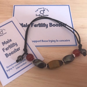 Couples' Fertility Bracelets, His & Hers Baby Maker Set, Support for ...