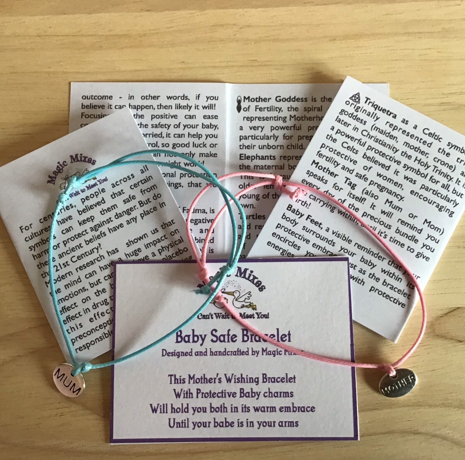 Baby Safe Protection Wishing Bracelet | Etsy