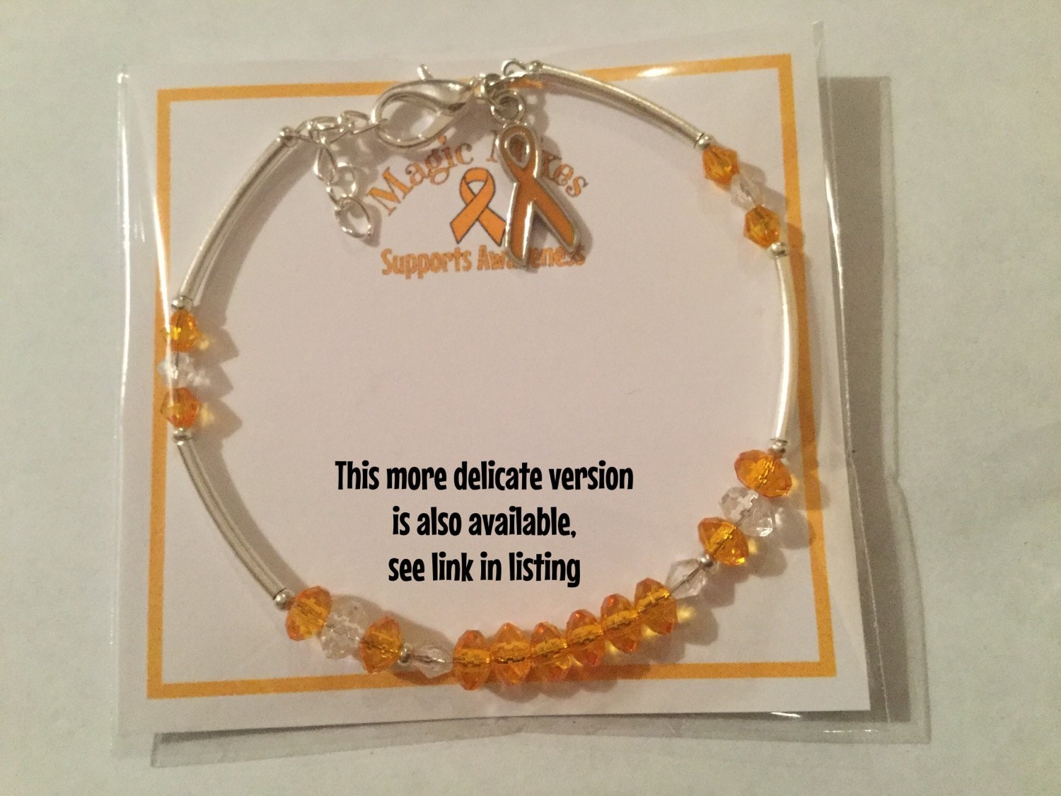 MS Awareness Bracelet Leukemia Awareness Bracelet CRPS - Etsy