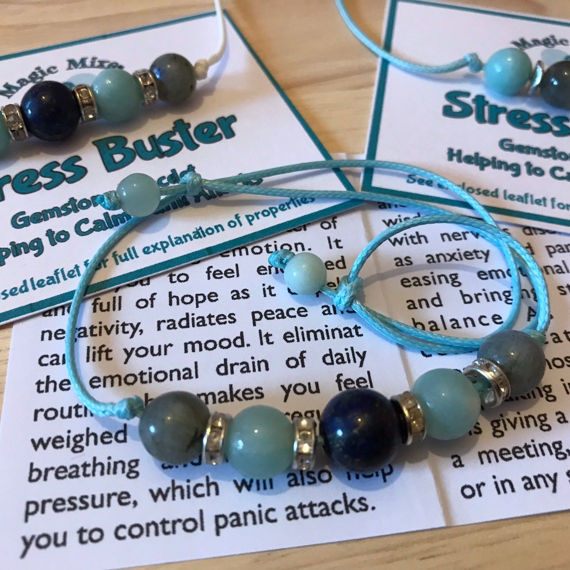 Anxiety & Stress Buster Bracelet for Panic Attack Relief - Etsy
