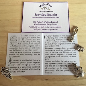 Baby Safe Protection Wishing Bracelet - Etsy