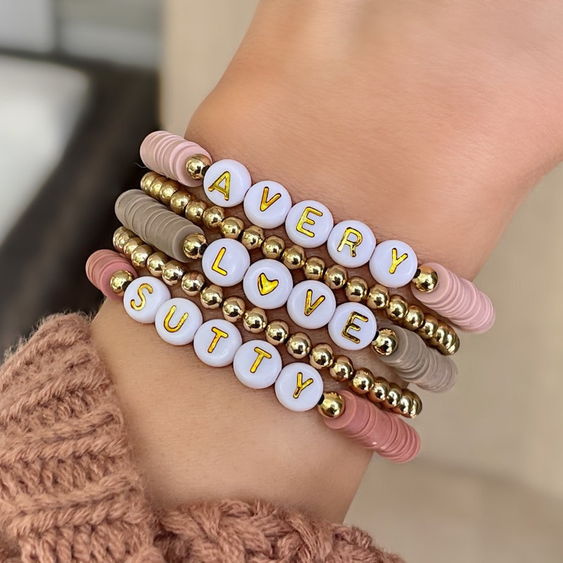 Personalized Name Bracelet - Etsy