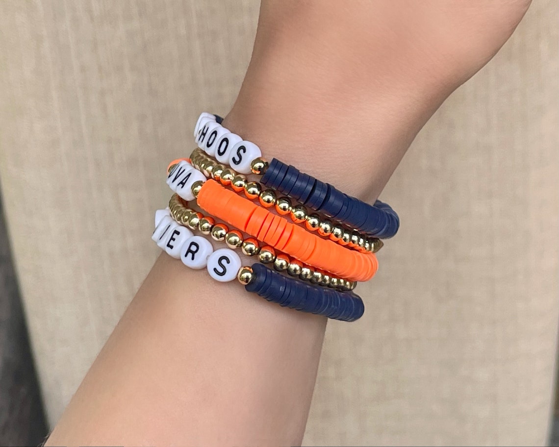 University of Virginia Gifts, Virginia Cavaliers Bracelet, UVA Jewelry ...