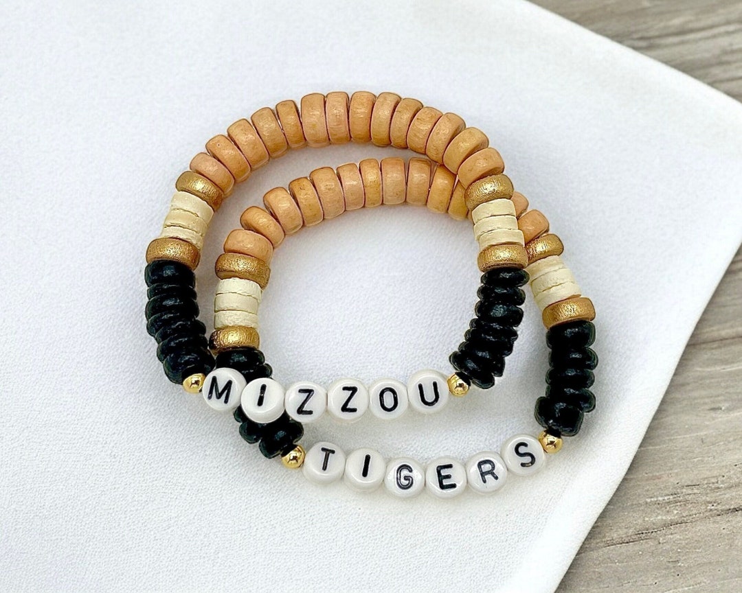 Mizzou Tigers Bracelet Set, University of Missouri Graduation Gift ...