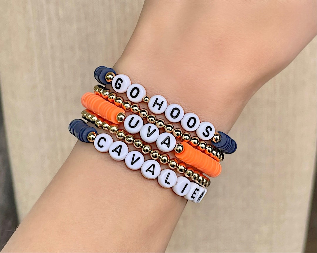 University of Virginia Gifts, Virginia Cavaliers Bracelet, UVA Jewelry ...