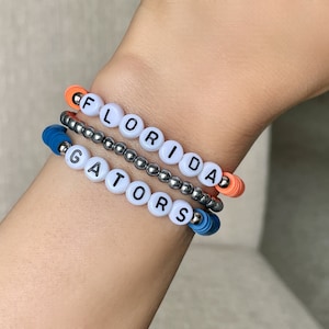 Florida Gators Bracelet, Graduation Gift for College Game Day ...