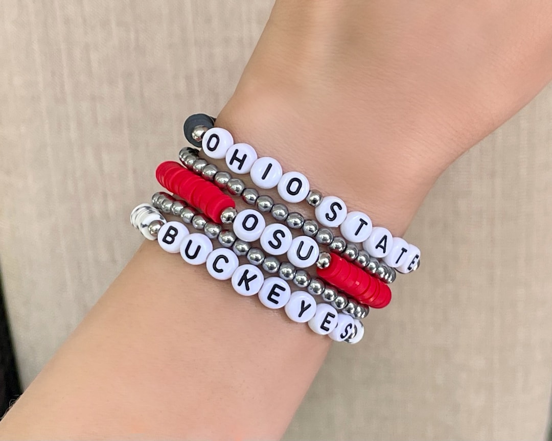 Ohio State Bracelets, OSU Buckeye Jewelry, Ohio State Graduation Gift ...