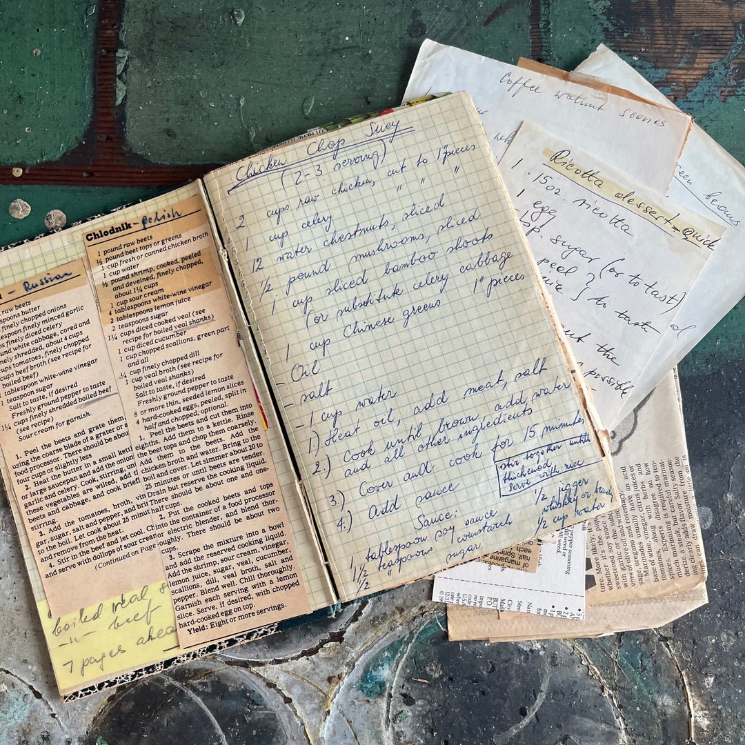 Vintage Cookbook Recipe Notebook Hungarian Language Recipe - Etsy