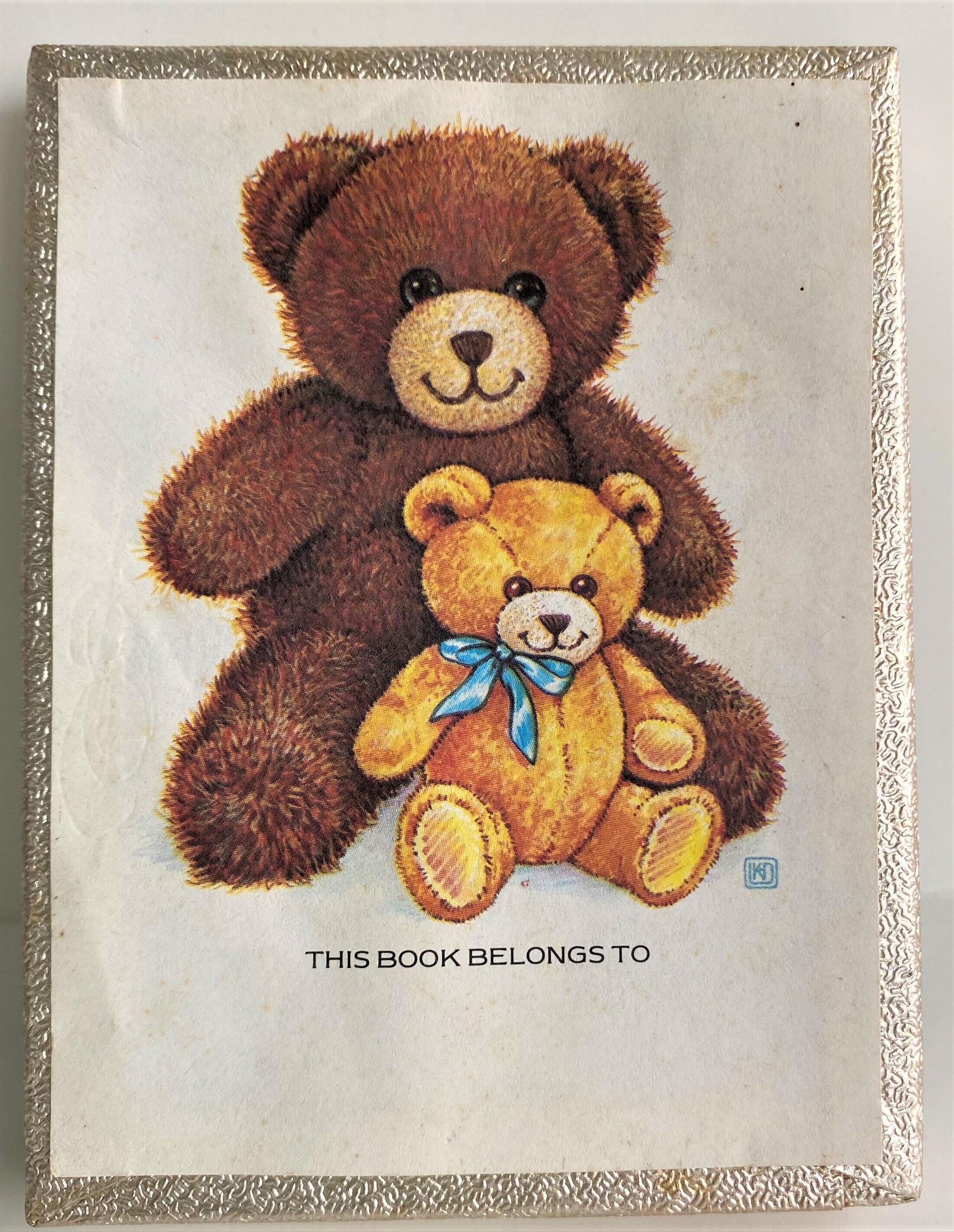 Pair Vintage Bookplates Teddy Bears Rare Baby Beluga Whale Ashley Wolff ...