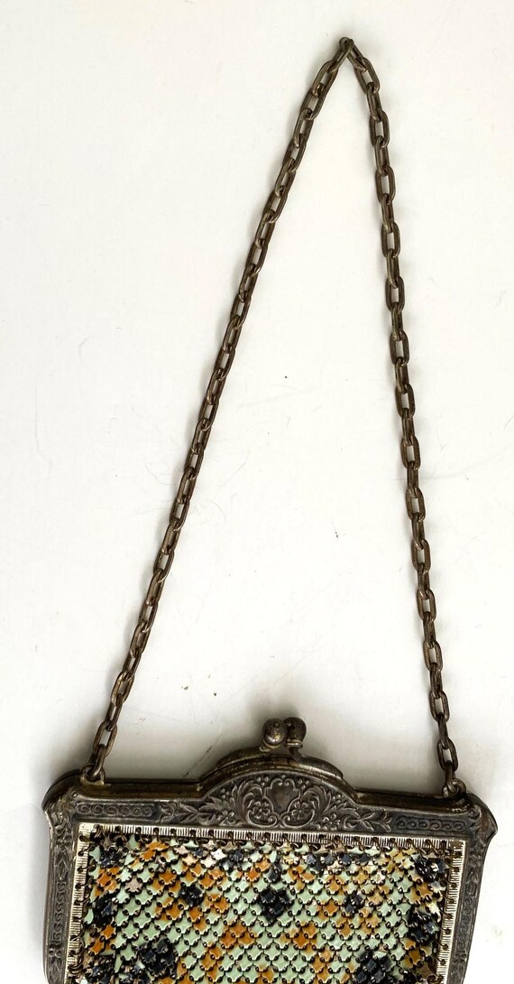 Antique 1920s Purse Mesh Chain Mail Mandalian Mfg. Ar… - Gem