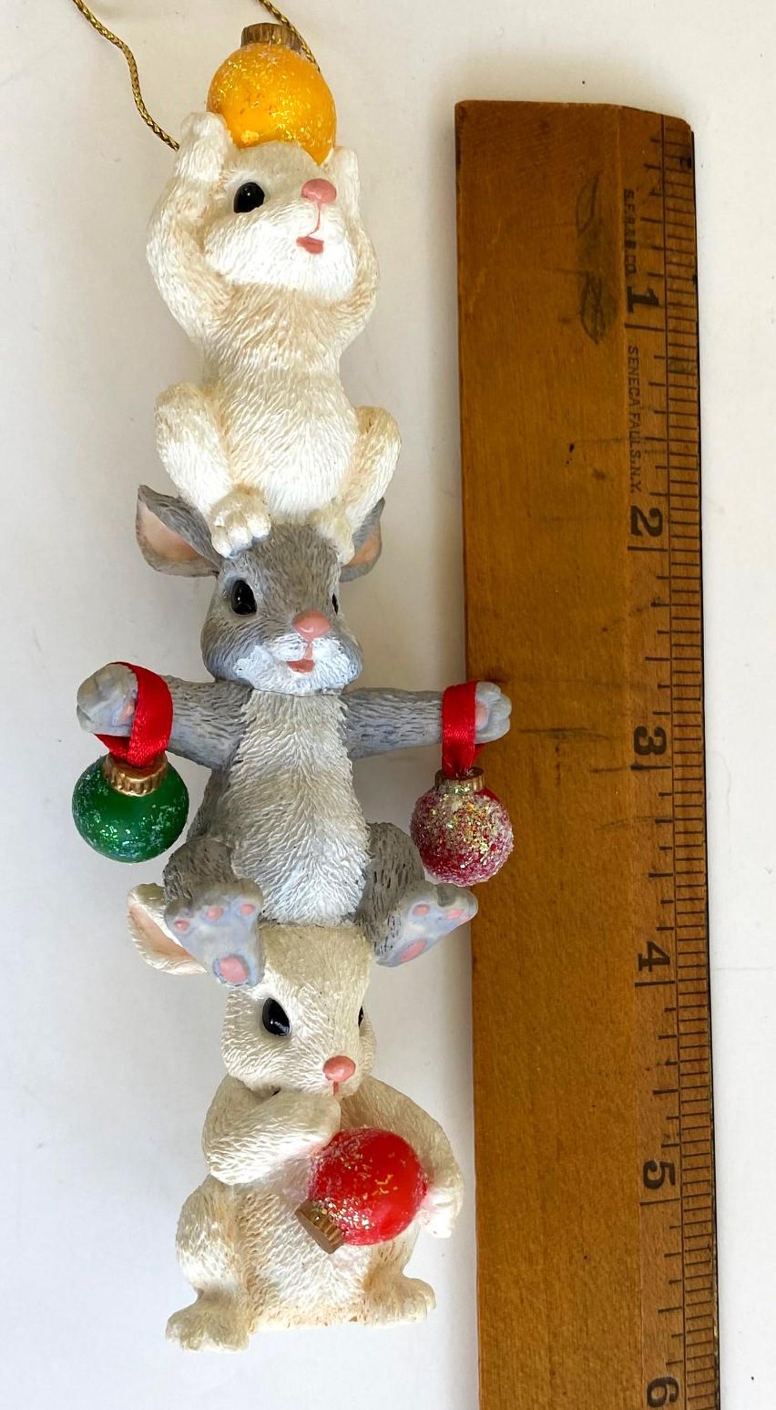 Vintage Christopher Radko Tiny Totem Trio Woodland Winds Collection ...