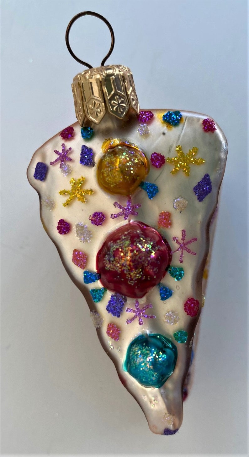 Christopher Radko Just Desserts Art Glass Christmas Cake - Etsy