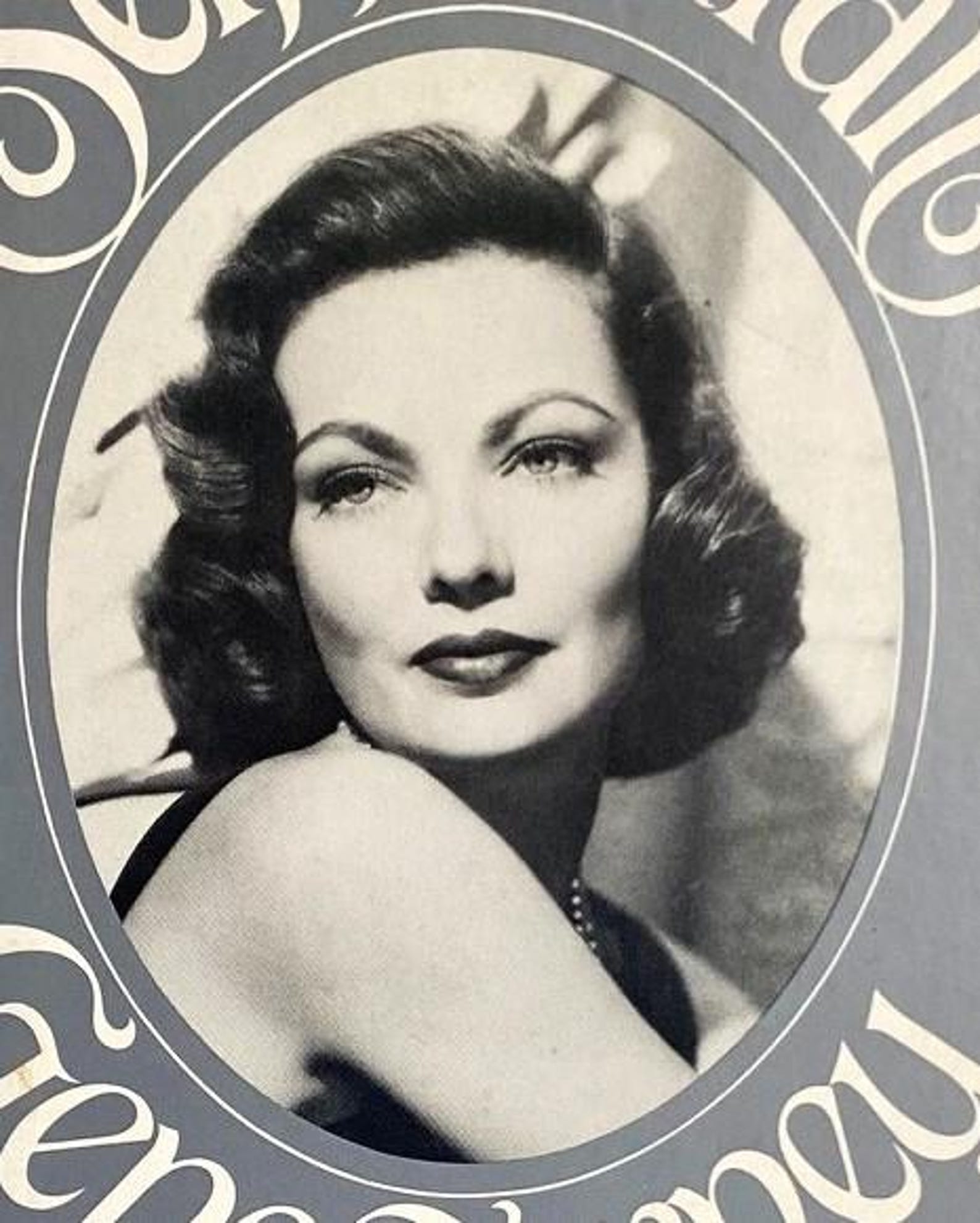 Self Portrait Gene Tierney 1979 First Edition Vintage Hardcover Book ...