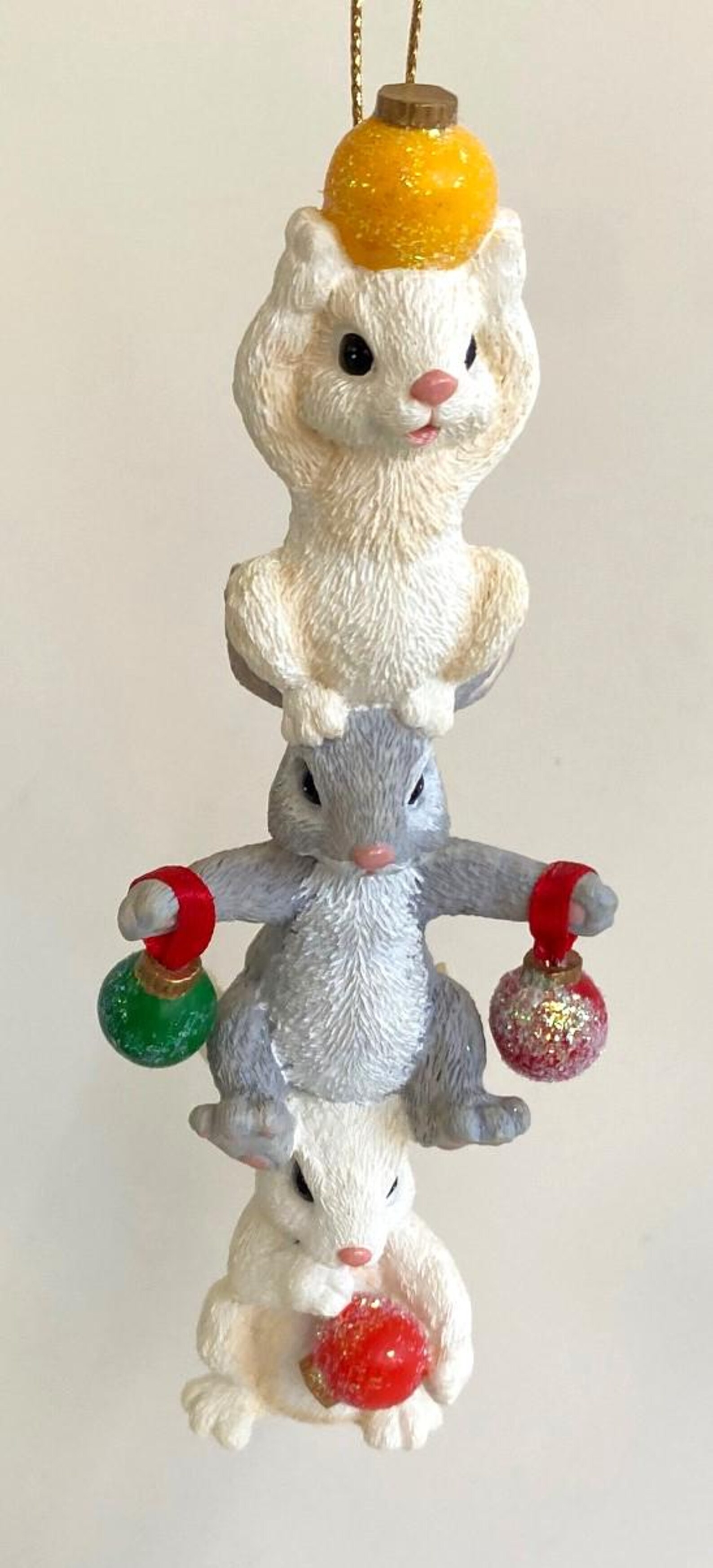 Vintage Christopher Radko Tiny Totem Trio Woodland Winds Collection ...