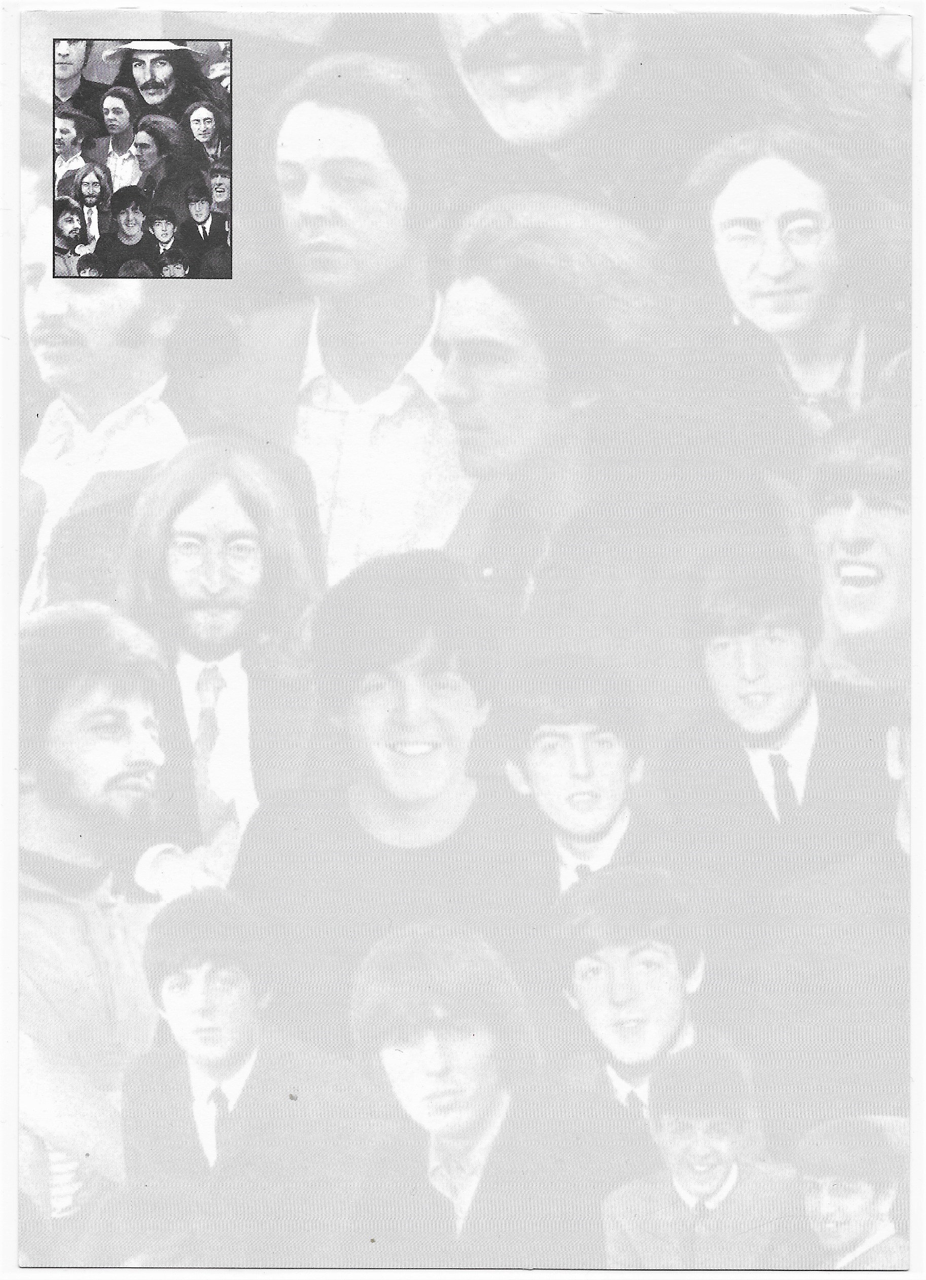 Beatles Vintage Stationery 1980s Blue Meanies Writing Pad Note Paper ...