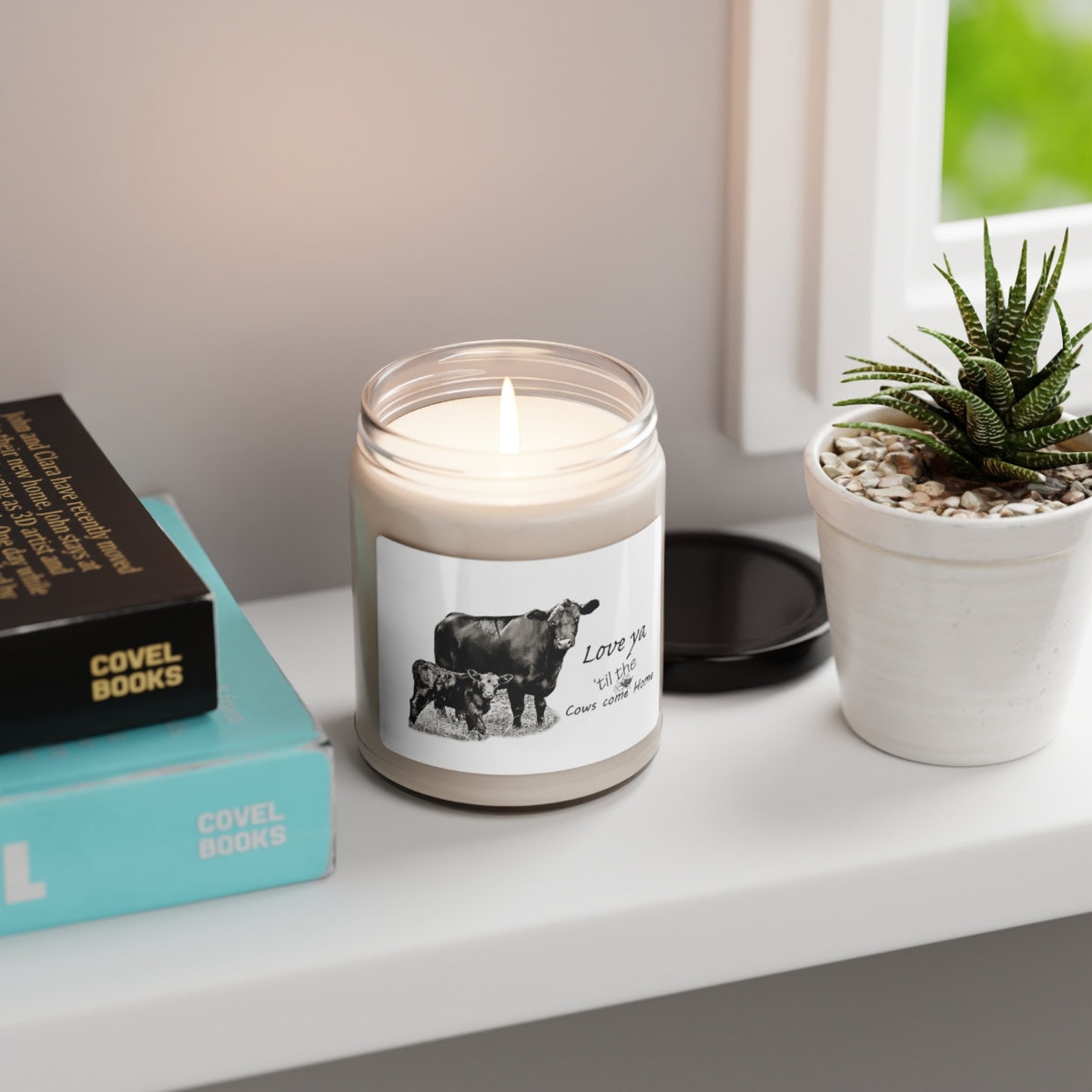 Black Angus Cow Calf Pair Cow Quote Scented Soy Candle 9oz - Etsy