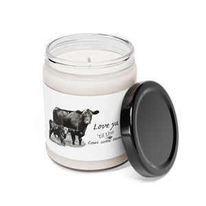 Black Angus Cow Calf Pair Cow Quote Scented Soy Candle, 9oz - Etsy