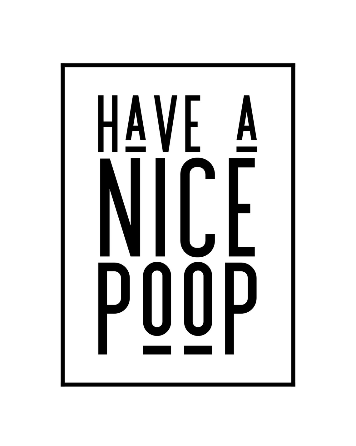 Funny/ Have a Nice Poop /bathroom Rustic /western Cowboy /toilet /quote ...