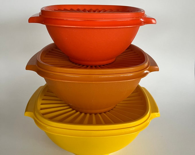 6 Pc. Vintage 70s TUPPERWARE Servalier Set - Etsy