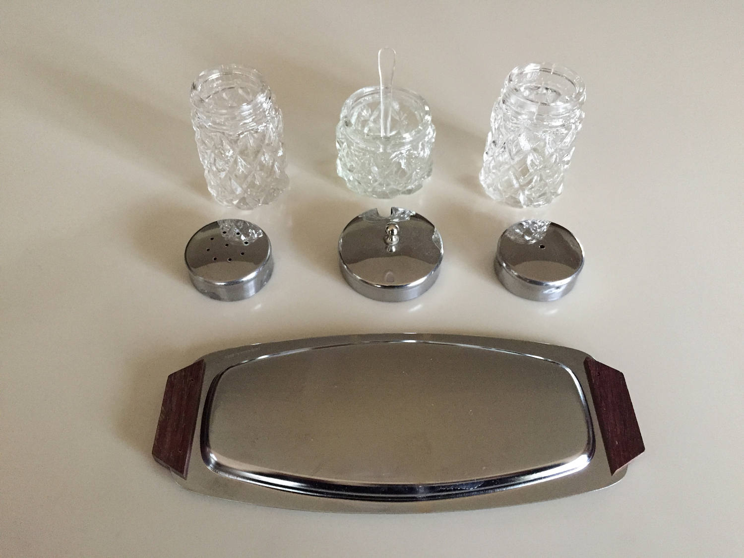 Vintage 60s Mod Condiment Set | Etsy