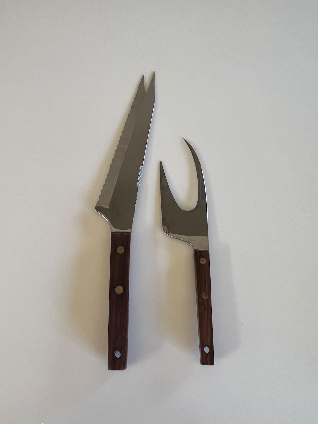 Vintage 60s VERMCO Carving Set - Etsy