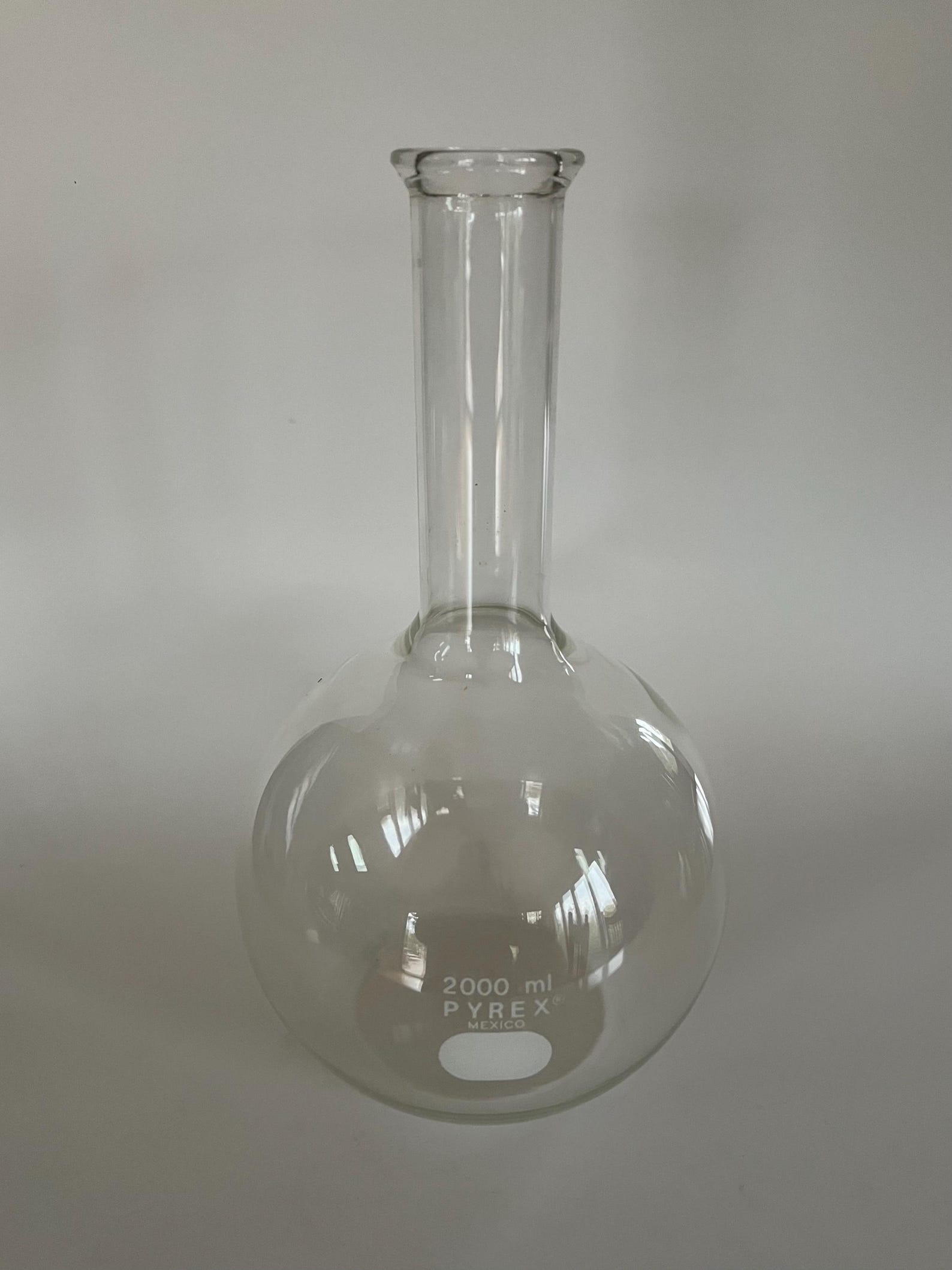 Vintage PYREX 2000ml Large Flat Bottom Flask - Etsy